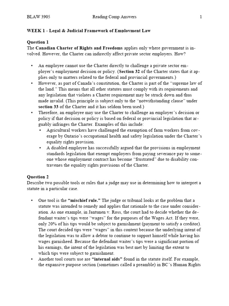 Reading Comp Blaw 3905 | PDF | Defamation | Employment