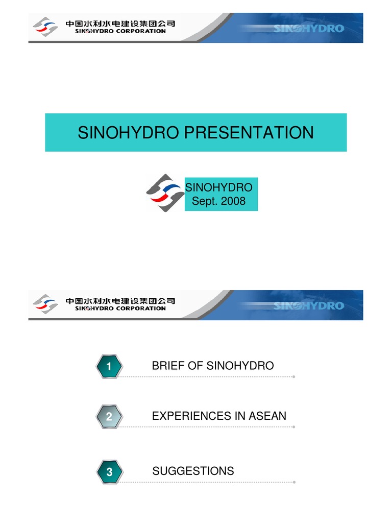 5.2 - Sinohydro | PDF | Association Of Southeast Asian Nations | Dam