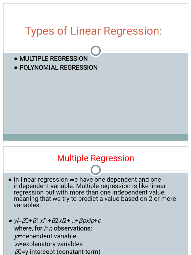 Polynomial Regression | PDF