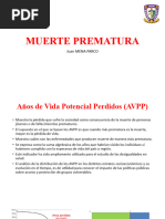 Metodologia de Calculo de AVPP | PDF | Tasa de mortalidad | Especialidades Medicas