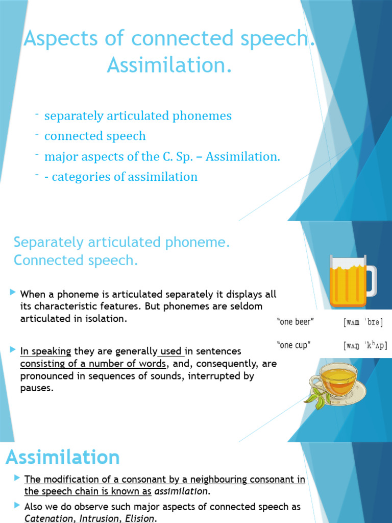 Aspects of Connected Speech | PDF | Speech | Philology