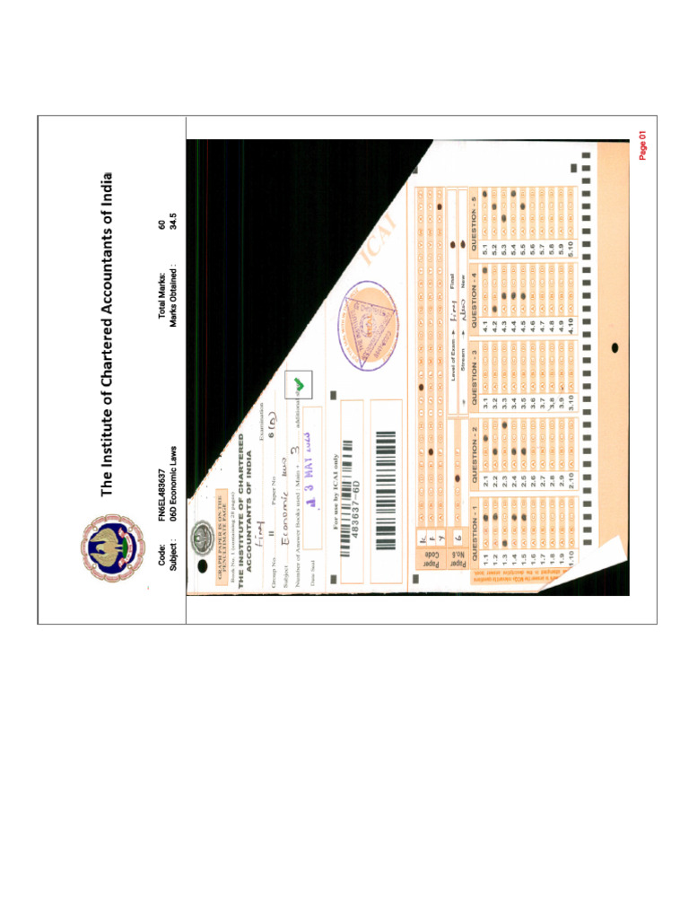 DM - Answersheet | PDF