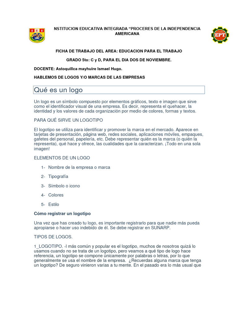LOGOS 5to | PDF | Logos | Marca