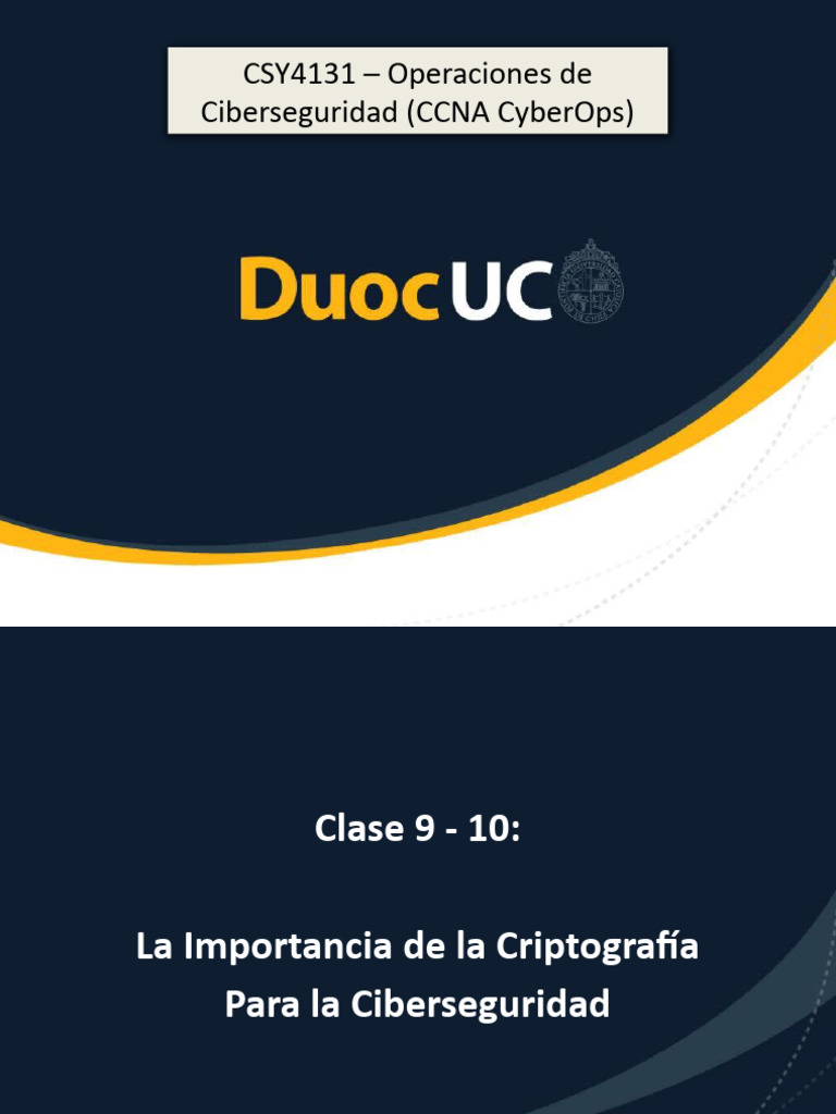 Clase 7 - 8 - La Importancia de La Criptografia para La Ciberseguridad | PDF | Clave ...