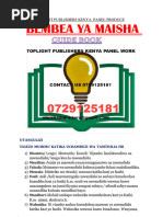Bembea Ya Maisha Mwongozo | PDF