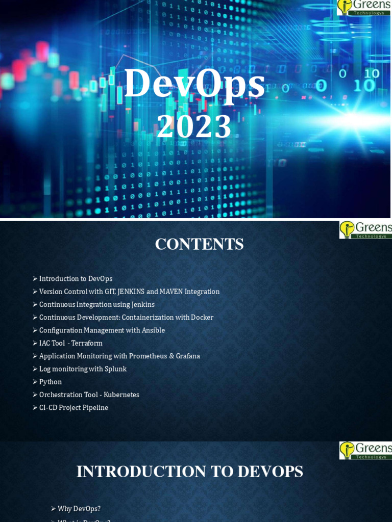 Devops Course Finalized PDF | PDF | Computer Programming | Computer Architecture