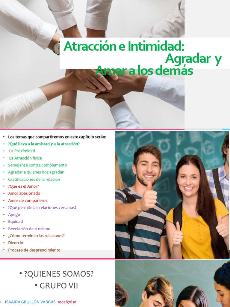 Atracción e Intimidad | PDF | Amor | Conceptos psicologicos