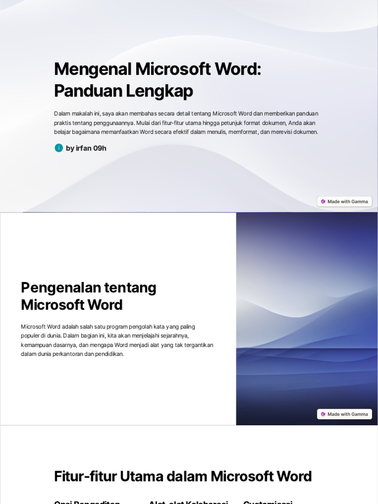 Mengenal Microsoft Word Panduan Lengkap | PDF