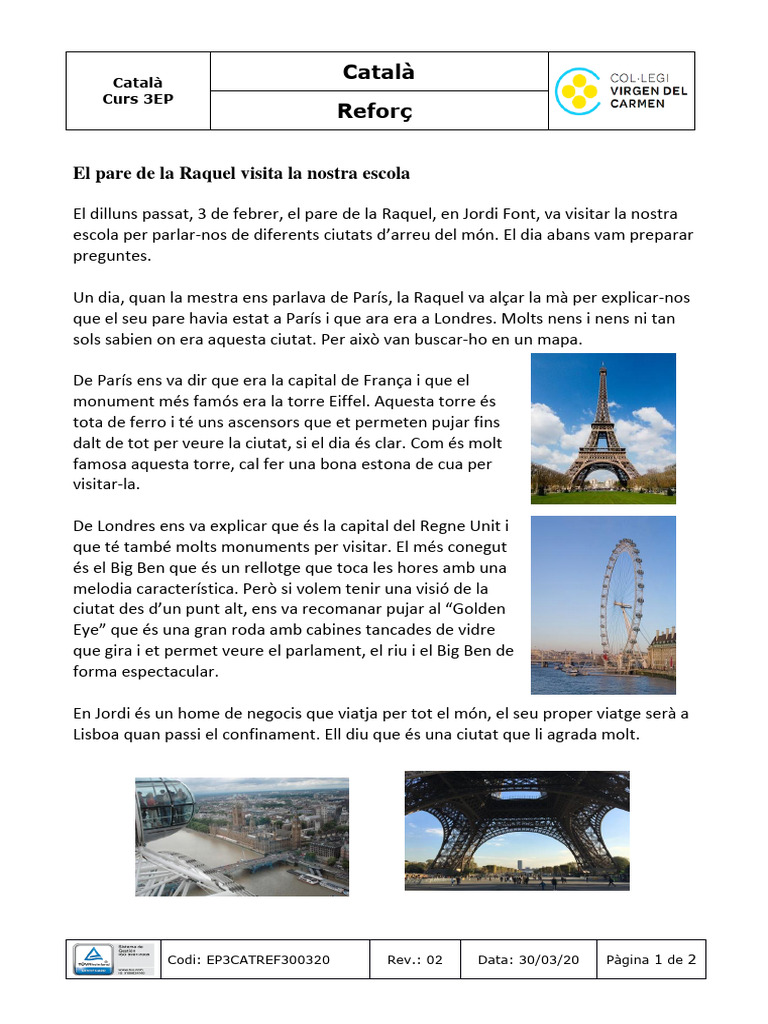 Reforç Catala | PDF