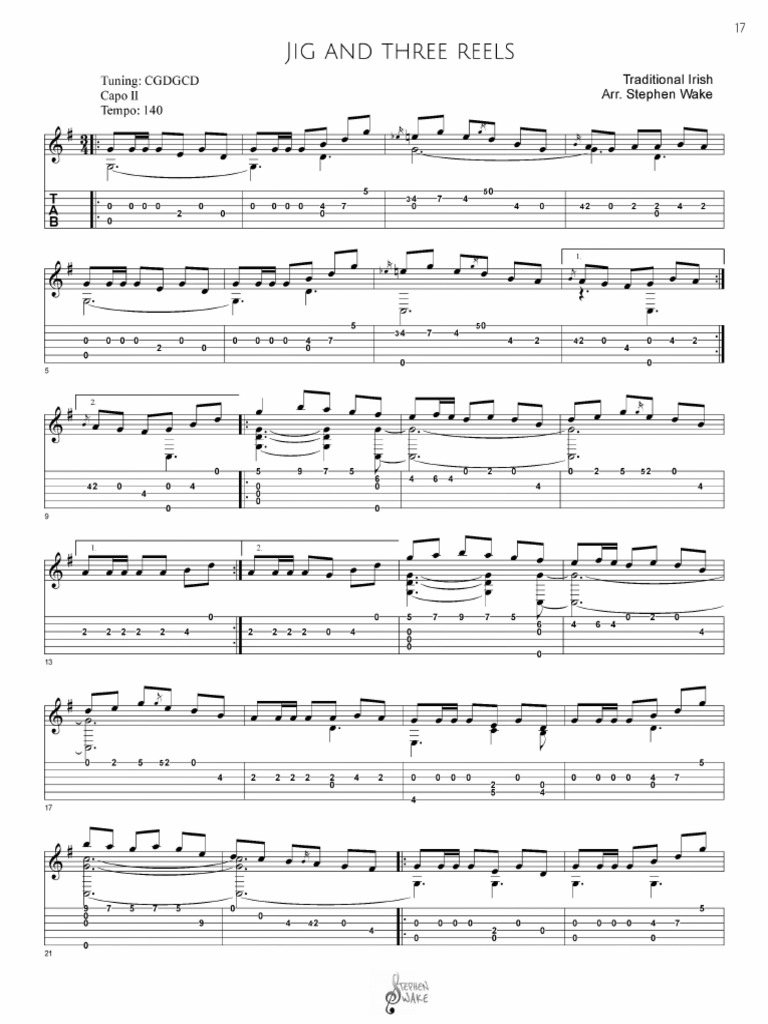 Jig and Three Reels | PDF