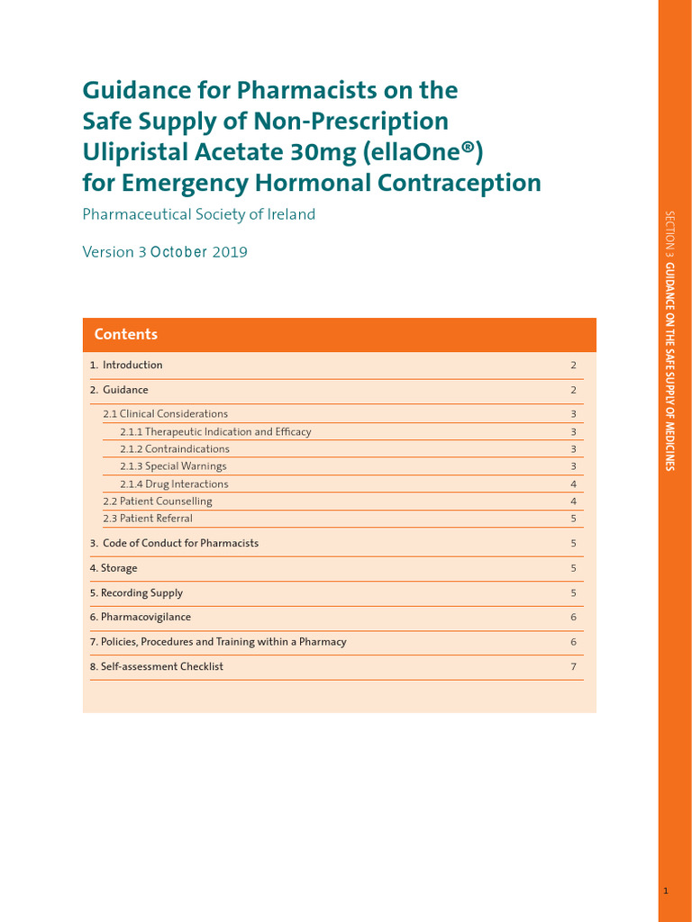 03.6 Guidance For Pharmacists On The Safe Supply of Non-Prescription ...