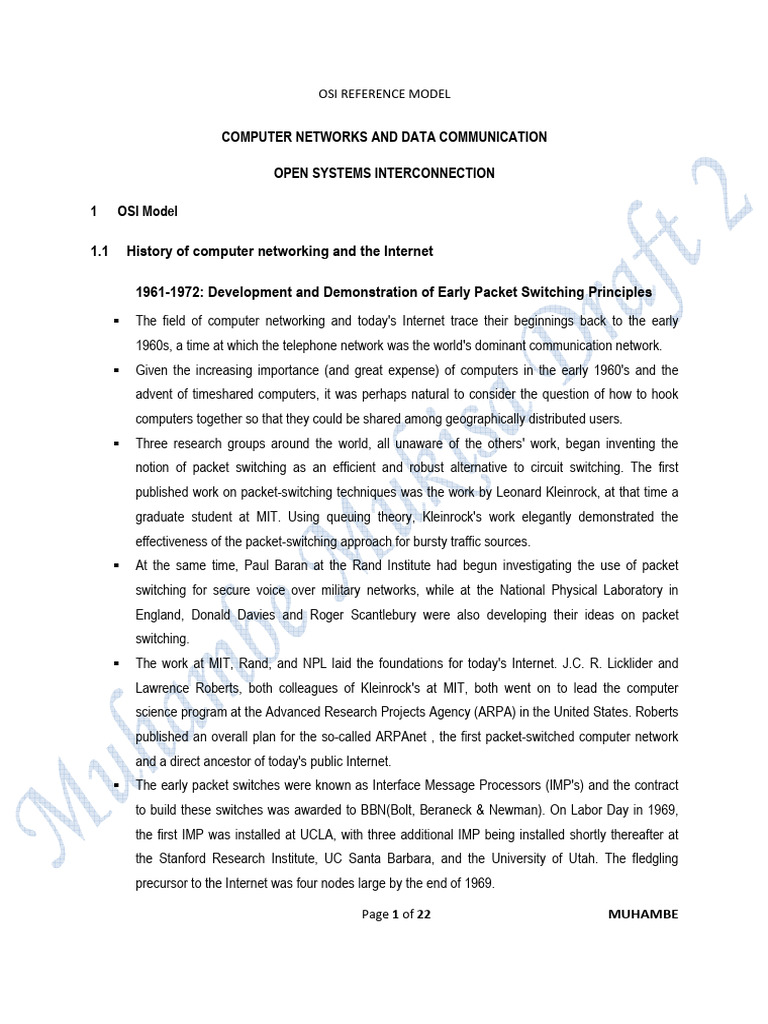 CIR 209 (Lecture 4d) - OSI and TCP-IP Model | PDF | Osi Model | Internet Protocol Suite