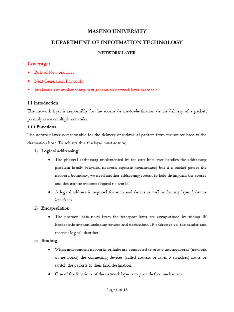 CIR 209 (Lecture 4f) OSI - Model | PDF | Internet Protocols | I Pv6