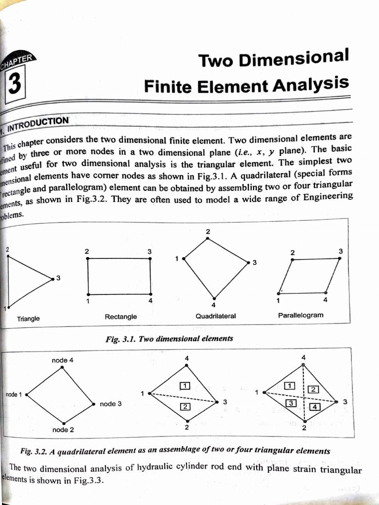 Finite Element Analysis Basics | PDF | Stress (Mechanics) | Rectangle