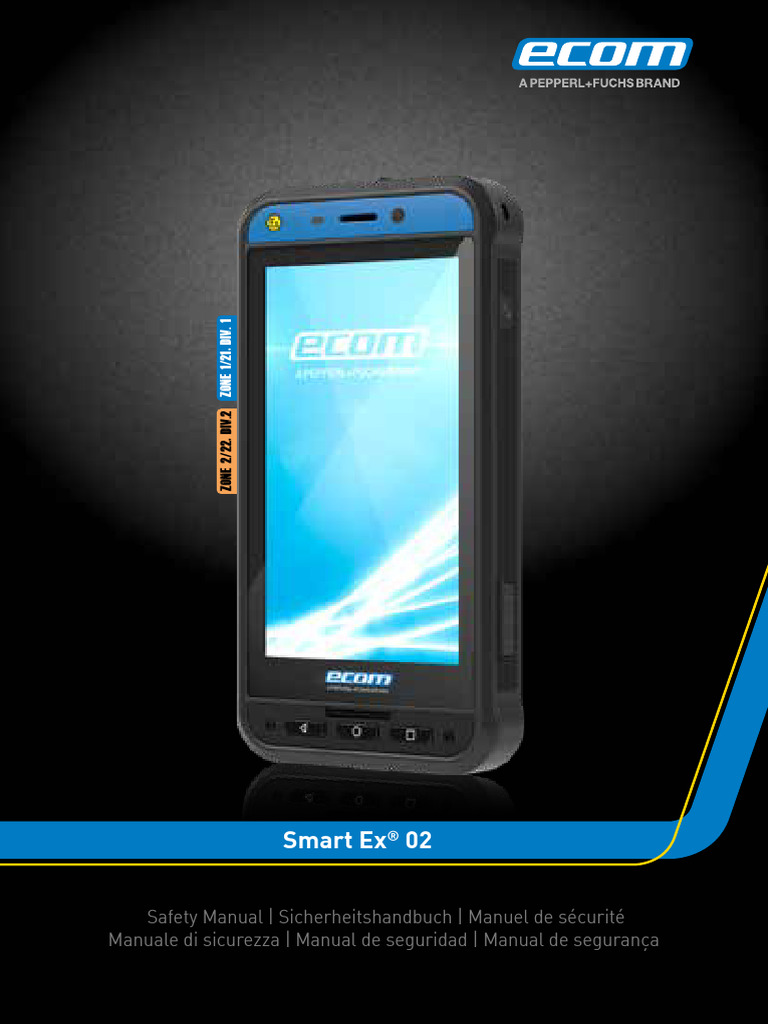 Safety Manual Smart-Ex 02 | PDF | Rechargeable Battery | Battery Charger