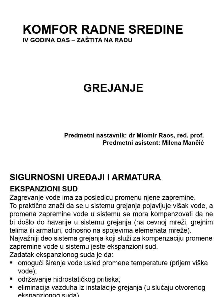 Vodeno Grejanje 22.11.2023 | PDF