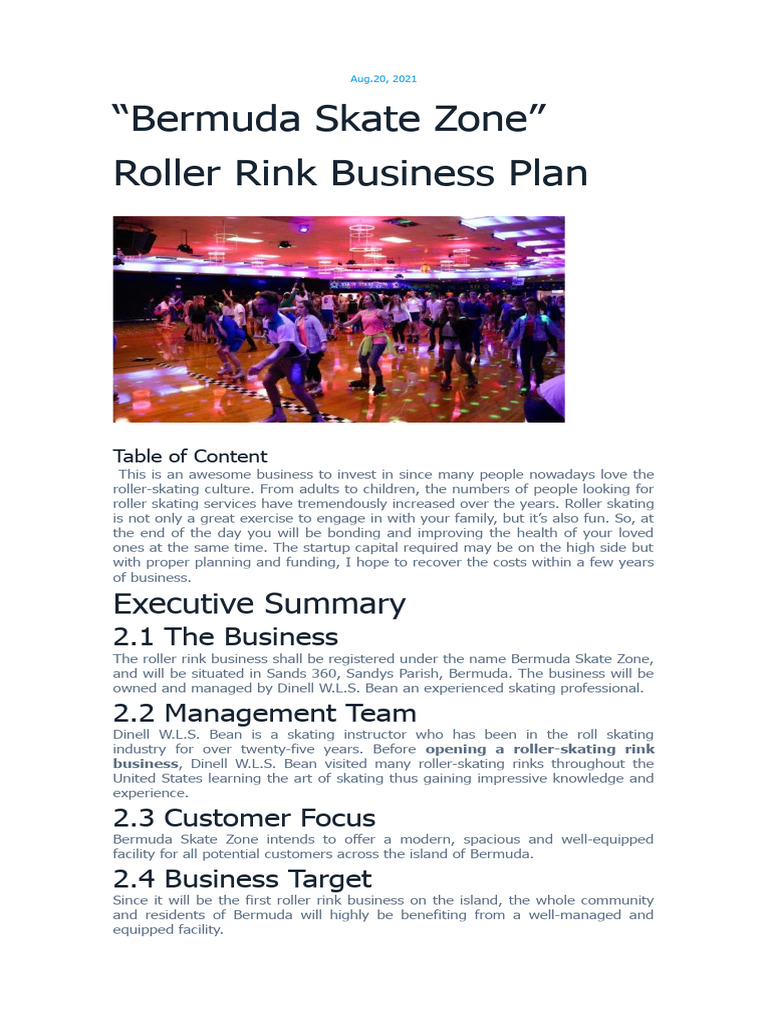 Bermud Skate Zone B-Plan | PDF | Balance Sheet | Value Added Tax