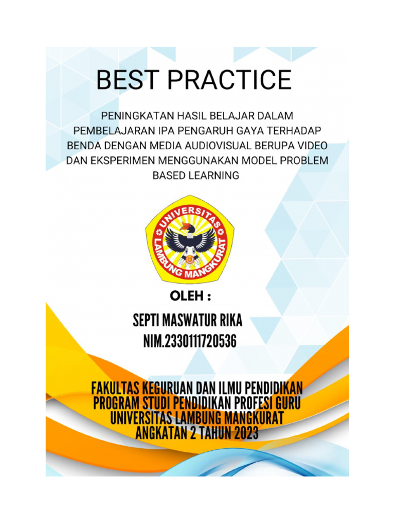 LK 3 Best Practice | PDF