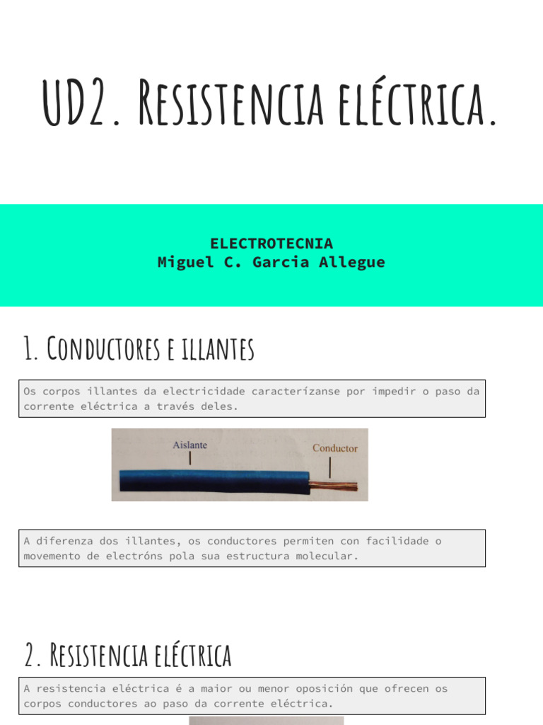 Ud2-A Resistencia Electrica | PDF
