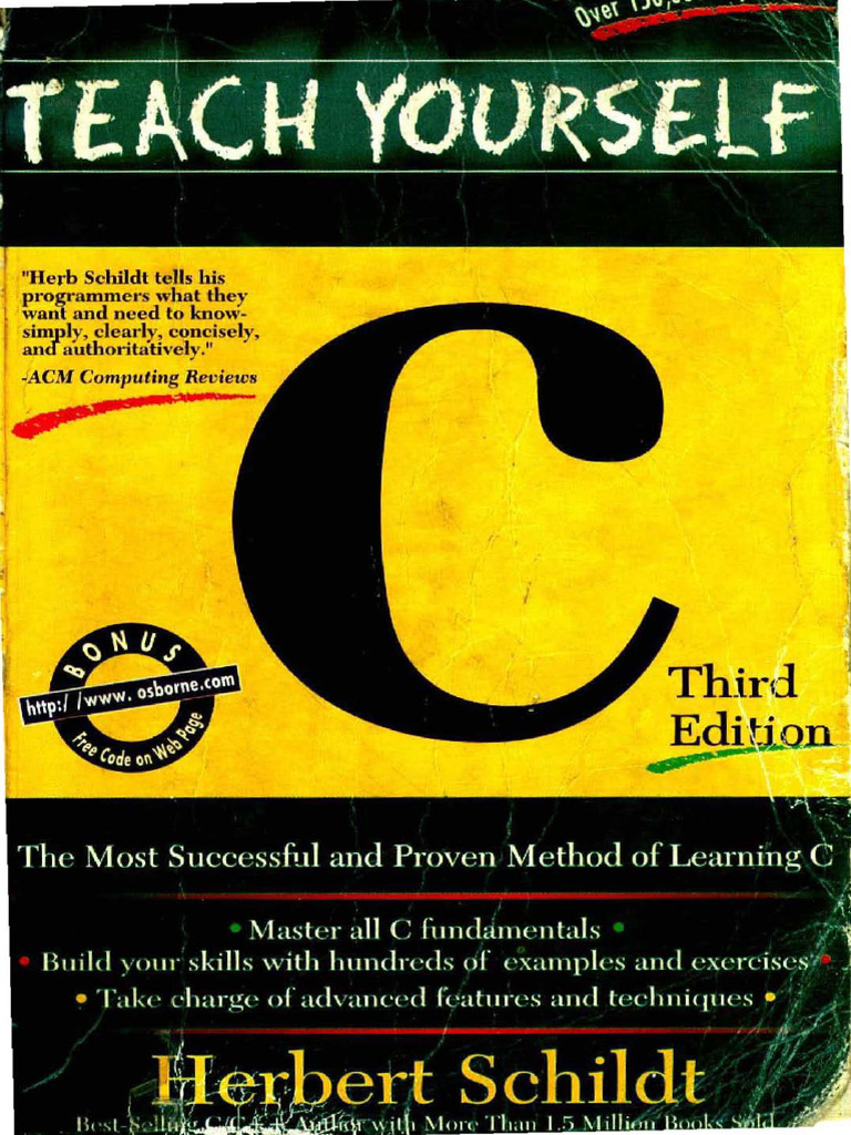 Teach Yourself C: Third Edition Guide | PDF | Programming | Computer ...