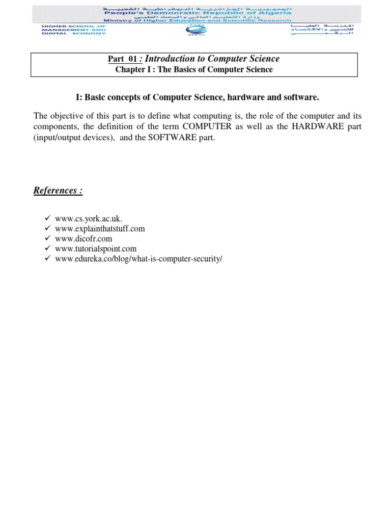 Chap 01.I-The Basics of Computer ScienceHardSoft | PDF | Computer Science | Personal Computers