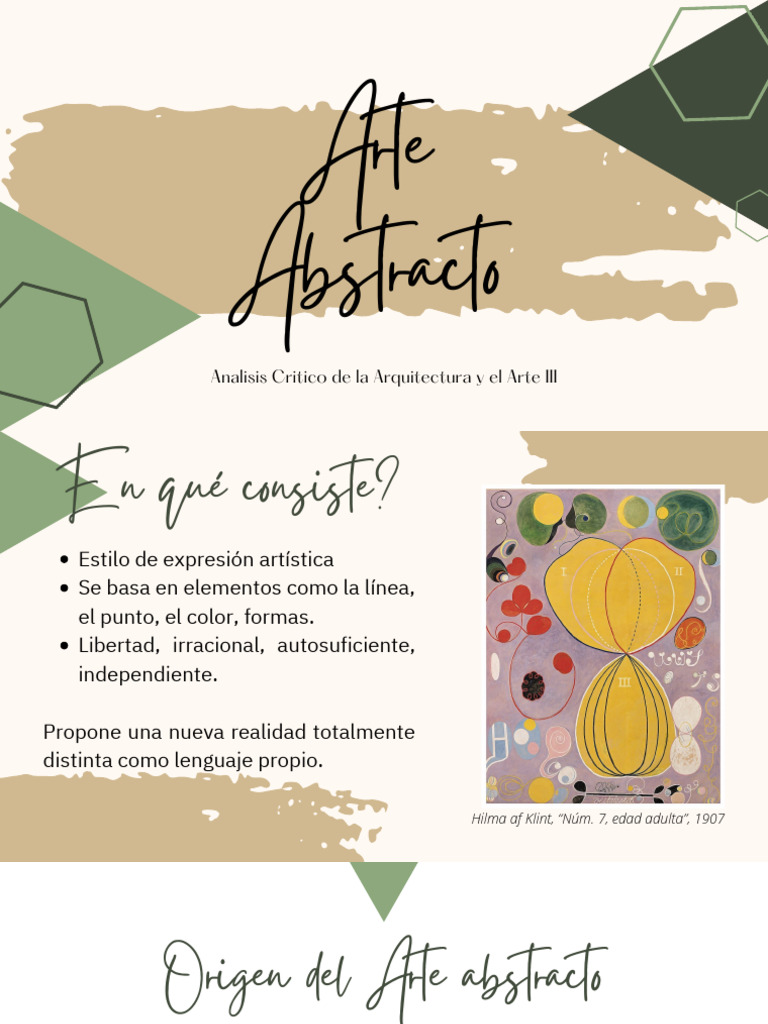 Abstractismo | PDF | Arte abstracto | Movimientos de arte