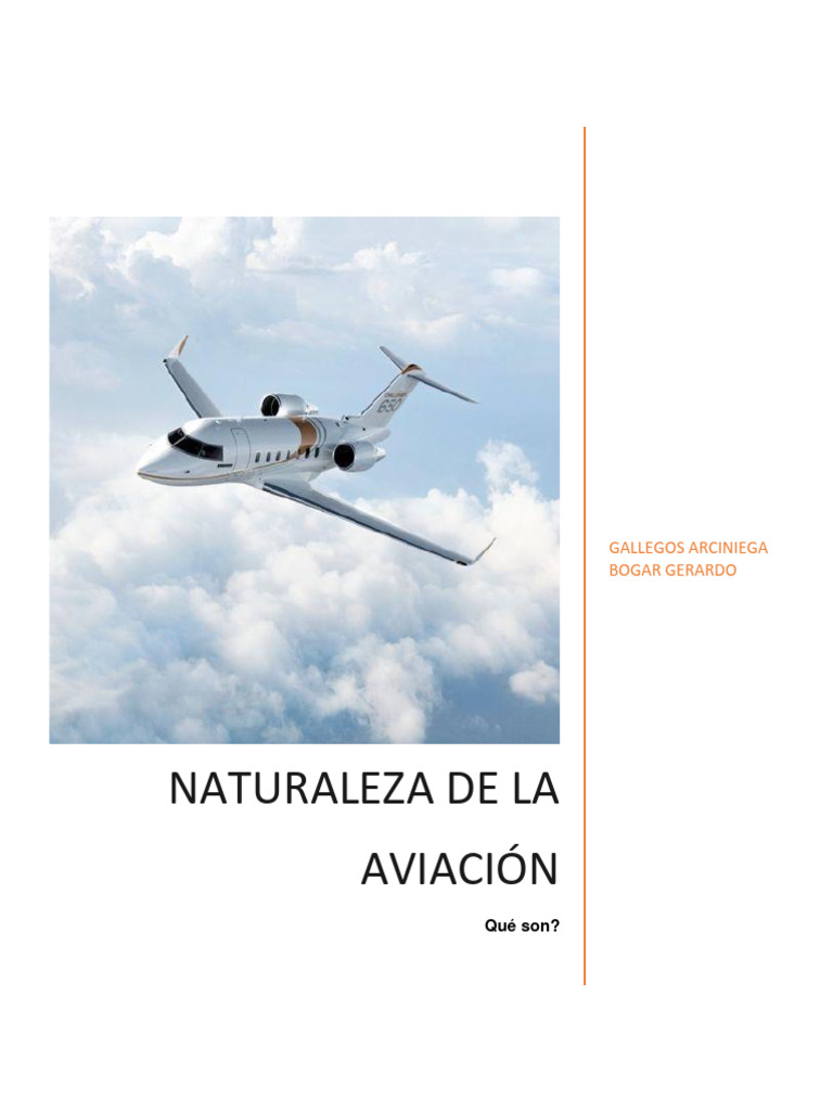 Definición y tipos de aviones | PDF | Avión | Levantar (Fuerza)