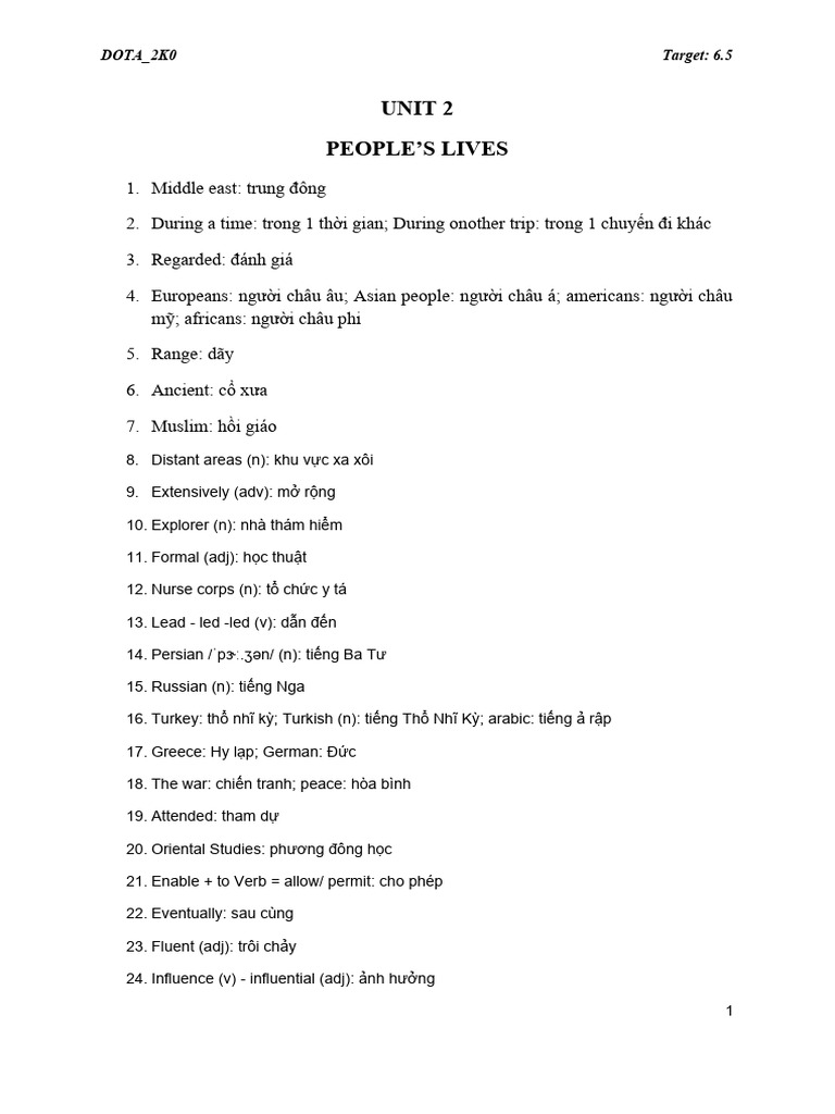 Unit 2 Ielts | PDF