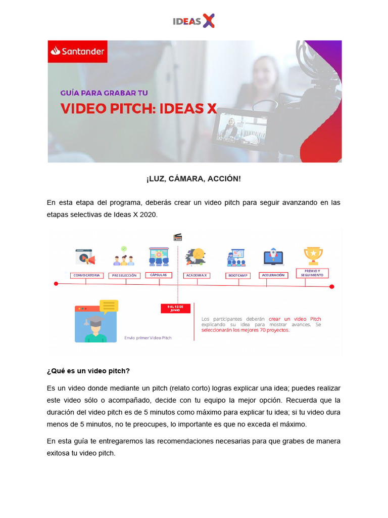 Guía Video Pitch | PDF | Youtube