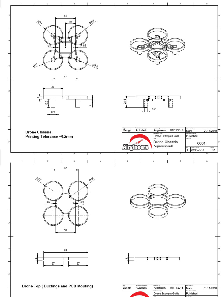 Drone CAD | PDF | Manufactured Goods