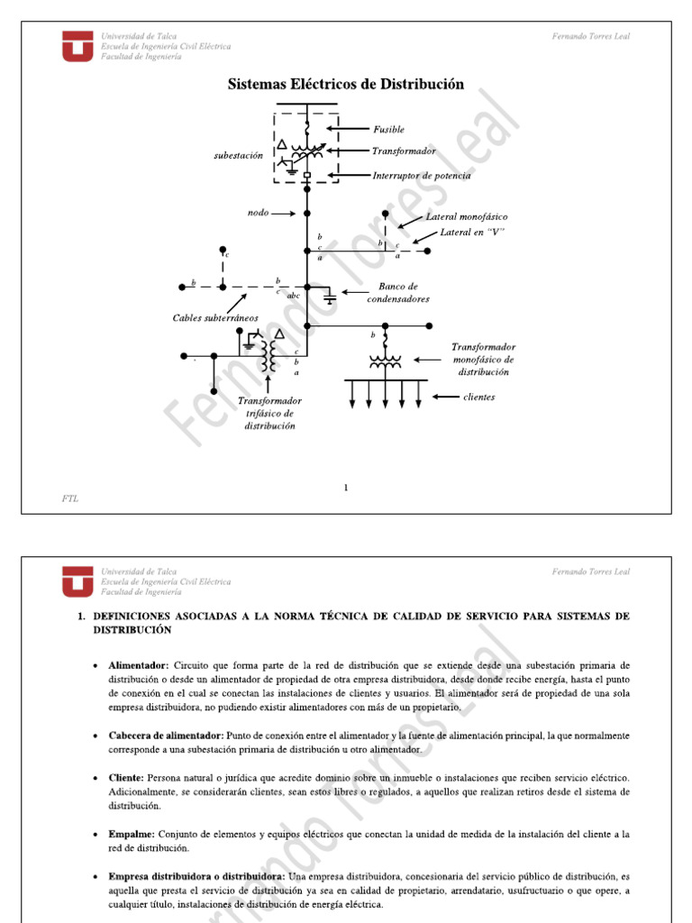 Sistemas Eléctricos de Distribución___FTL | PDF