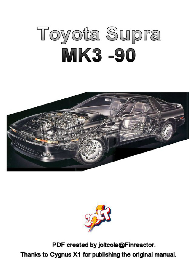 Supra Mk3 | PDF