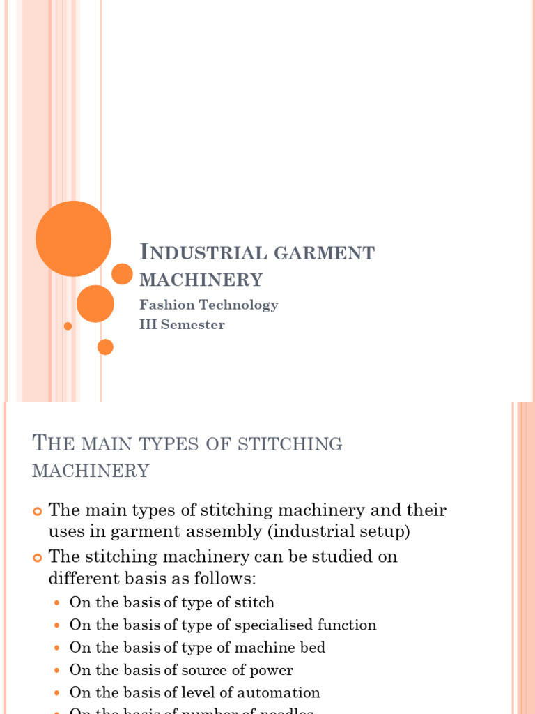Industrial GMT Machine | PDF | Sewing Machine | Textiles