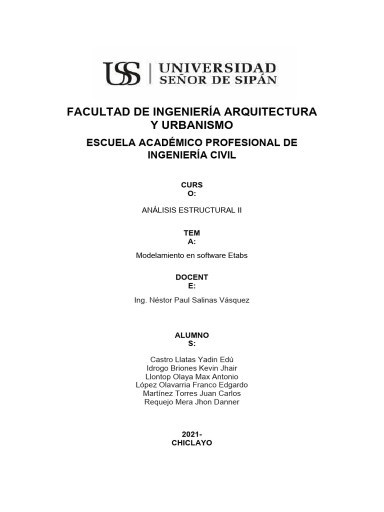 Modelado de Vigas en Etabs: Guía Práctica | PDF | Ingeniería ...
