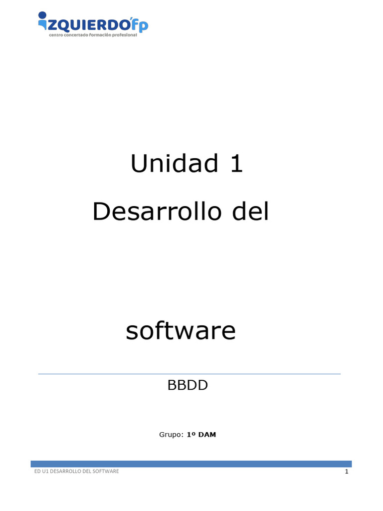 Entornos U1. Desarrollo Del Software | PDF | Lenguaje de programación | Programación