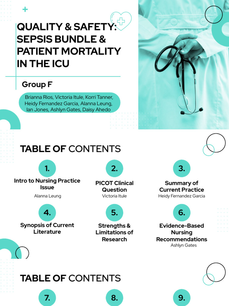 Ebp Presentation | PDF | Sepsis | Intensive Care Unit