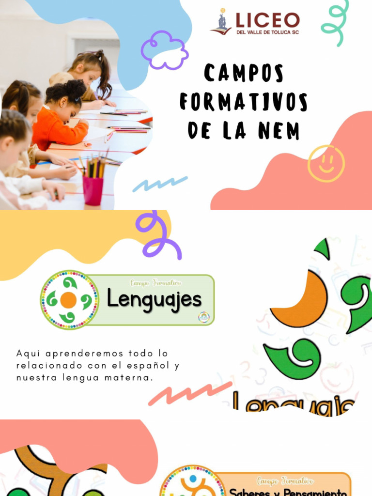 Presentacioìn Campos Formativos Dee La Nem | PDF