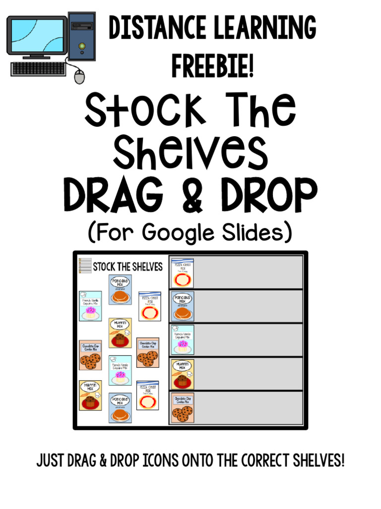Stock The Shelves Drag & Drop: (For Google Slides) | PDF | Computers