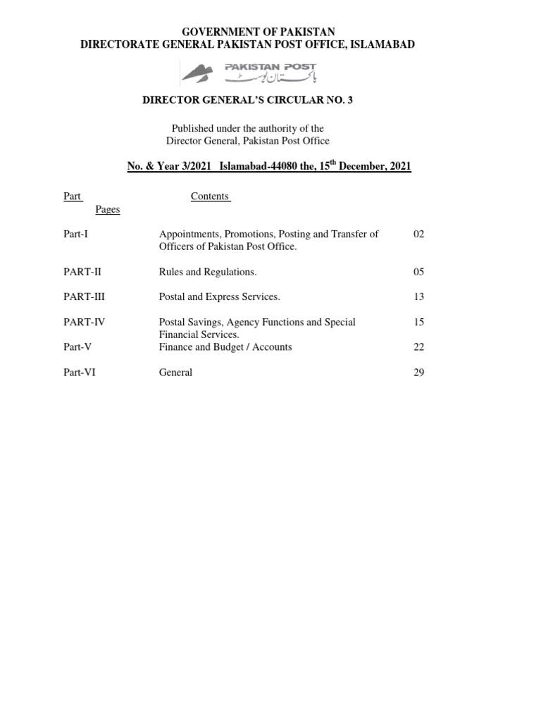2023 09 28 Director General Circular 15 12 2021 Under The DGPPO IBD ...