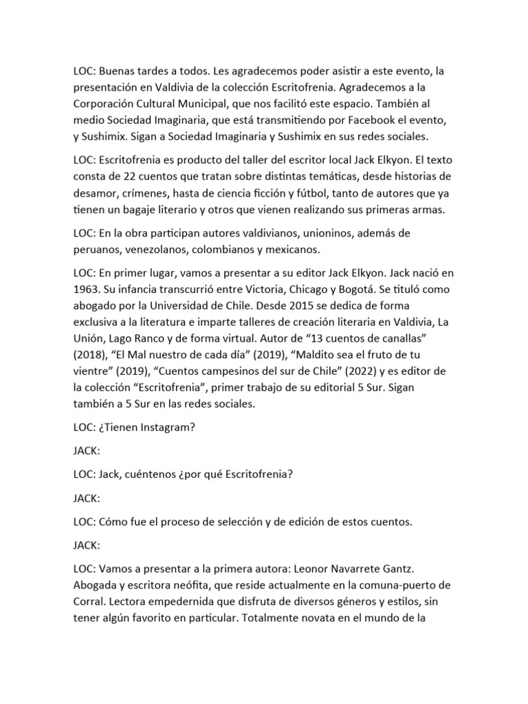 Libreto | PDF