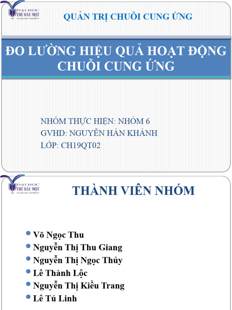 Quan Tri Chuoi Cung Ung - Nhom 6 | PDF