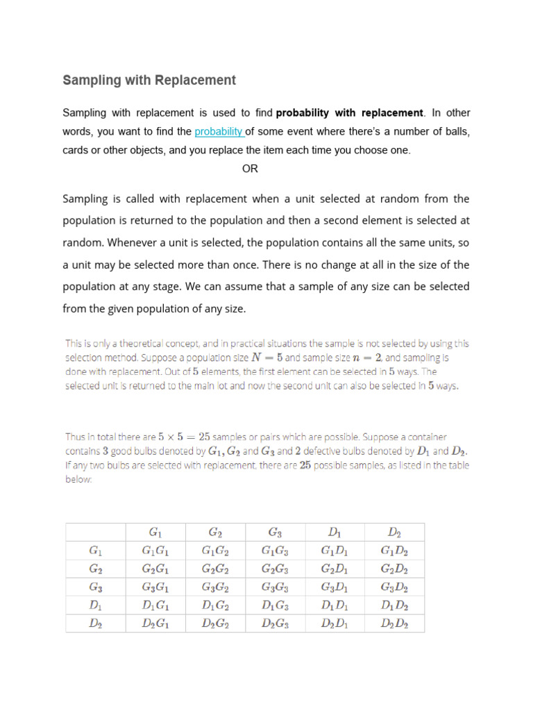 Lecture 1 | Download Free PDF | Probability Distribution | Sampling (Statistics)