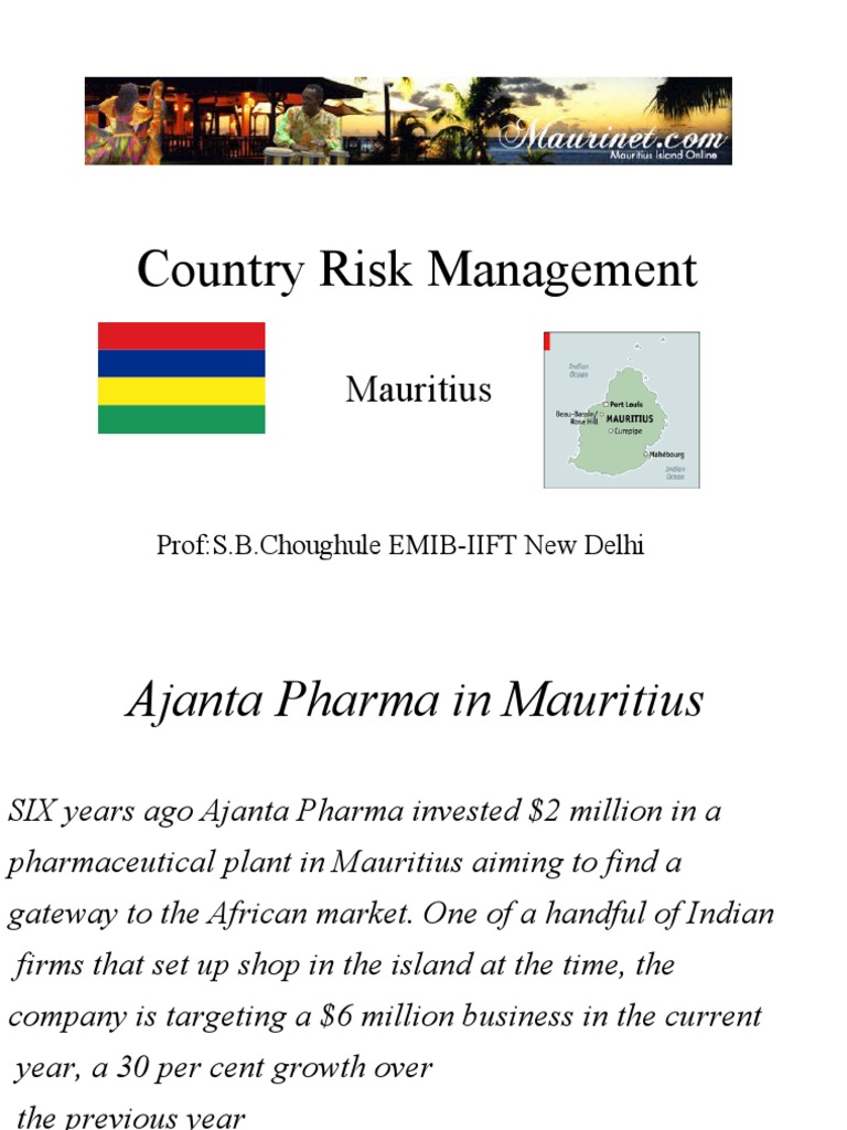 Country Risk Mauritus - 1 | PDF | Mauritius | Poverty