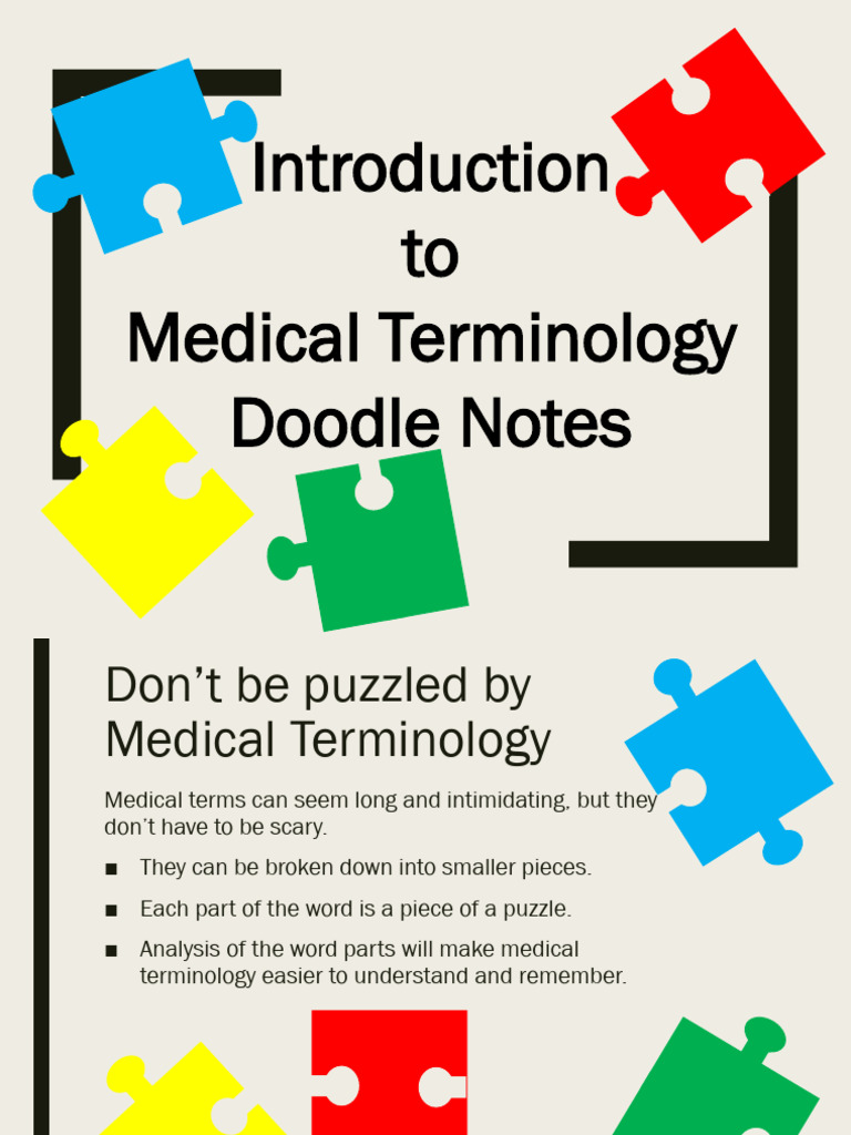 Introduction To Medical Terminology | PDF | Word | Grammar
