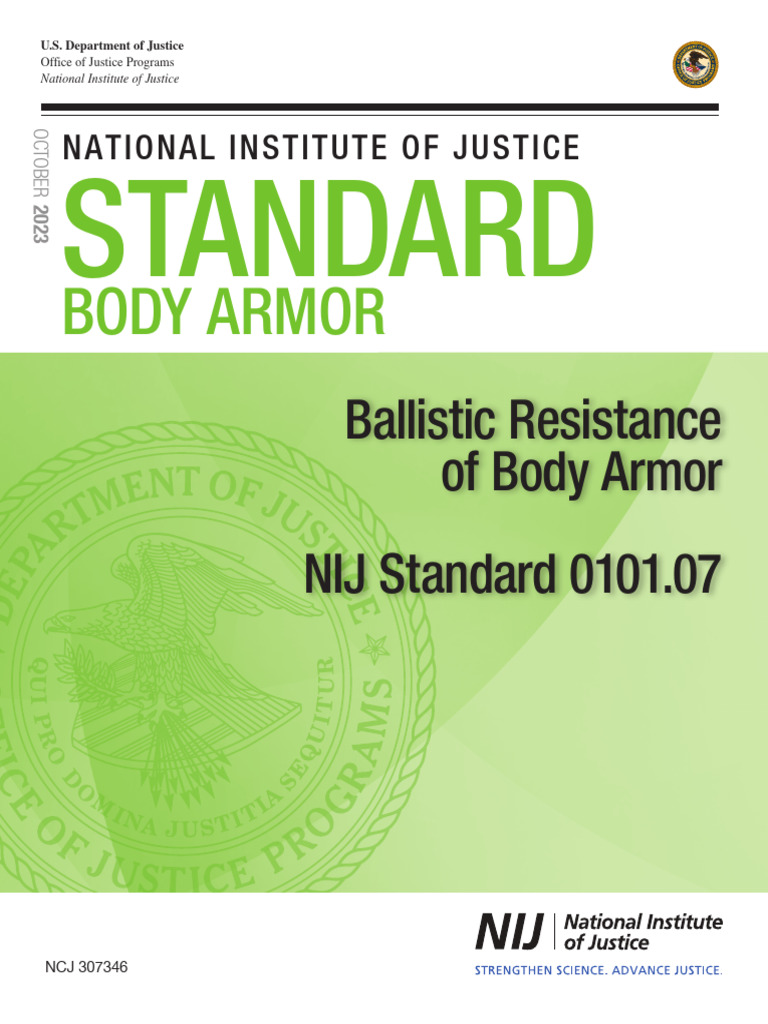 NIJ Body Armor Ballistic Standard 2023 | PDF | Social Science | Computers