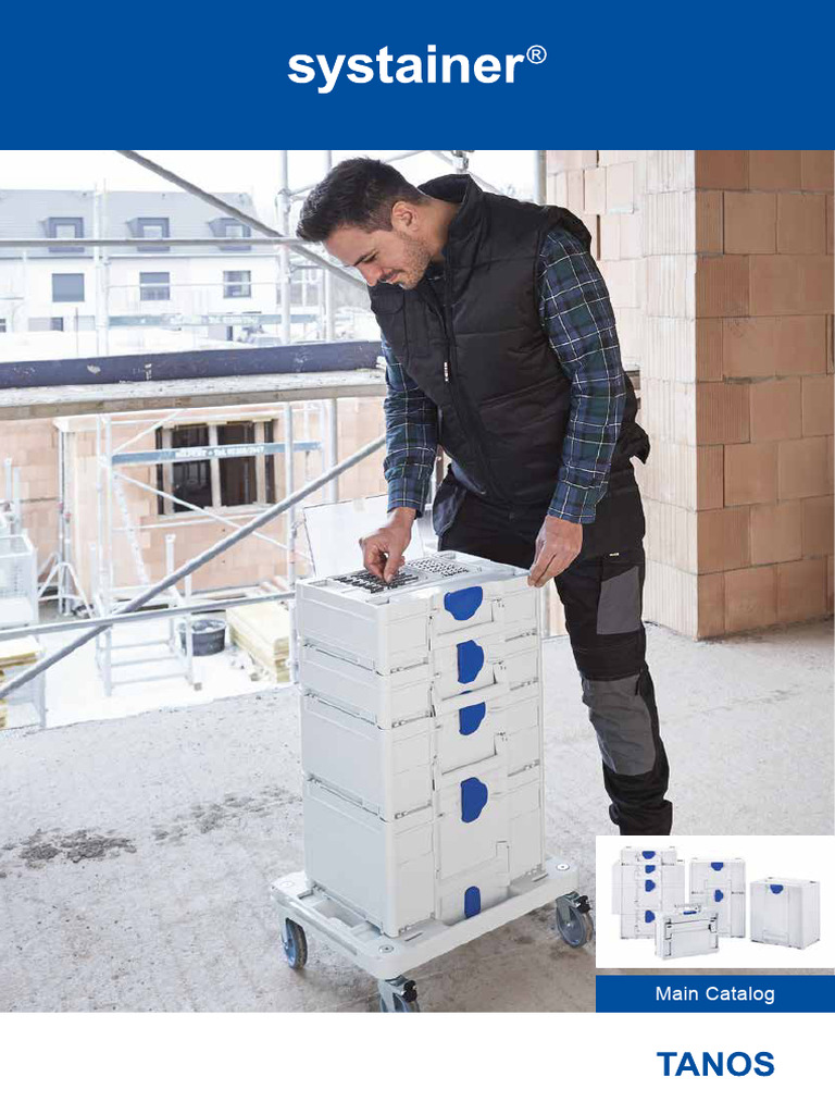 EN TANOS Catalogue Systainer 06-2022 | PDF | Brand | Packaging And Labeling