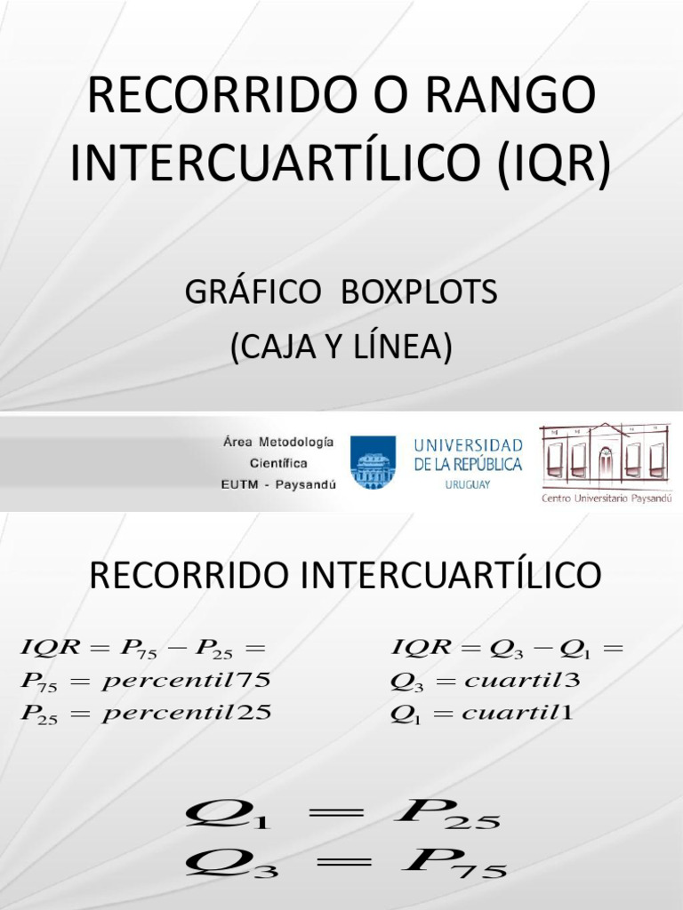 3 Recorrido o Rango Intercuartilico Iqr Ok Eva | PDF | Cuantil ...