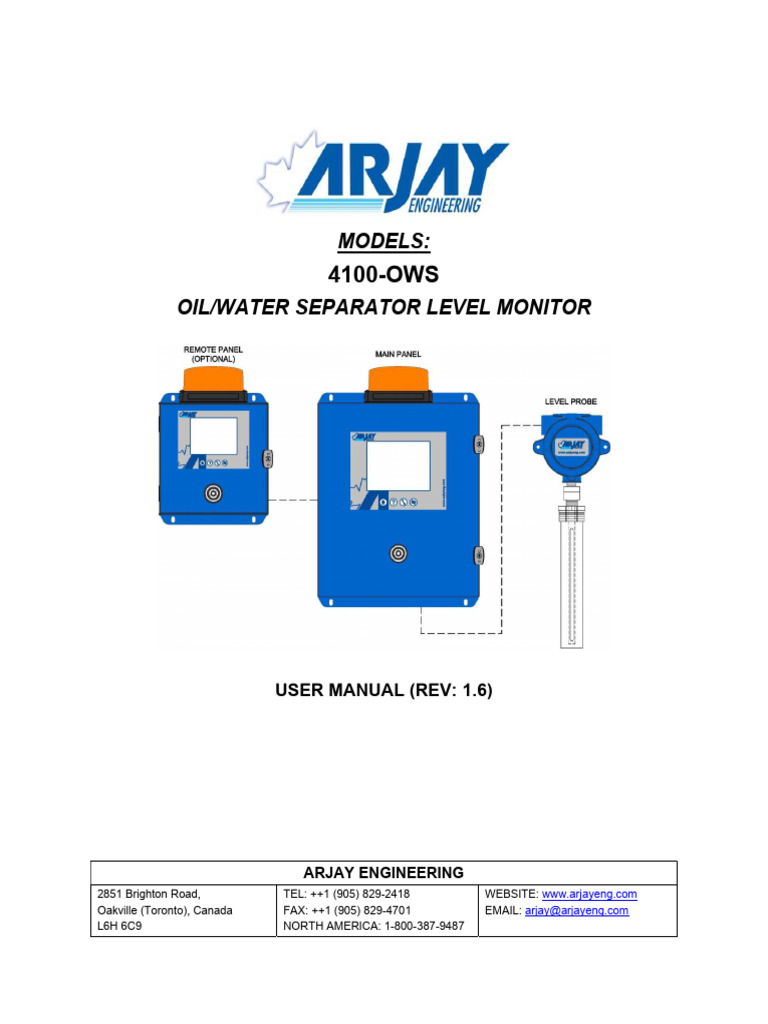 4100-Ows Rev1.6 | PDF | Relay | Electrical Wiring