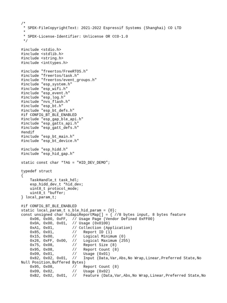 Esp Hid Device Main | PDF | Software Engineering | Computer Science