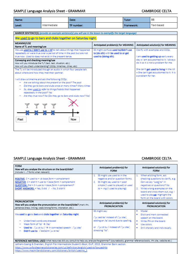 Sample La Sheet Grammar 2021 | Download Free PDF | Question | Grammar